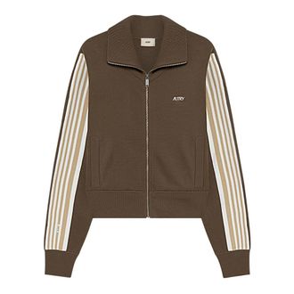 Autry 028Q Zip-through - - Sweatshirts & Hoodies - Damen - Braun - XS