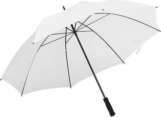 vidaXL Parapluie Coupe-vent Parapluie de Trekking Parapluie de Golf Marche Portable Jardin Ext&eacute;rieur R&eacute;sistant &agrave; lEau Blanc 130 cm