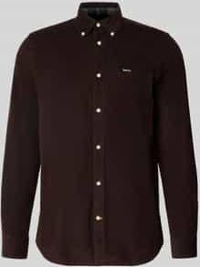 Barbour Tailored Fit Cordhemd mit Brusttasche