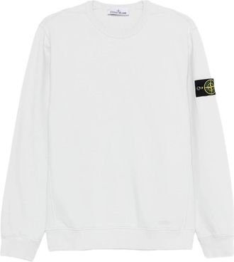 Stone Island Homme, Sweatshirts et sweats &agrave; capuche, Blanc, Taille: L Stone Island Sweaters White
