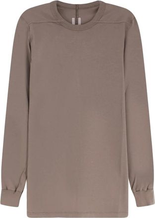 Rick Owens Homme, Tops, Brun, Taille: S Temple Level LS T-shirt