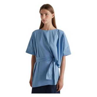 Meimeij Femme, Blouses et Chemises, Bleu, Taille: 40 FR M6Eb17 Blouse
