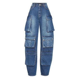 Philipp Plein Damen, Jeans, Blau, W27Gr&ouml;&szlig;e