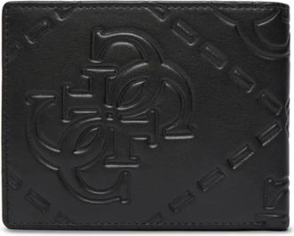 Guess Homme, Accessoires, Noir, Taille: ONE Size Portefeuille Moyen