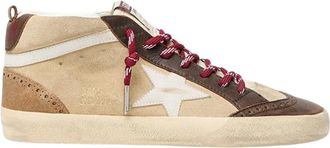 Golden Goose Homme, Chaussures, Multicolore, Taille: 37 EU Mid Star Leather And Suede