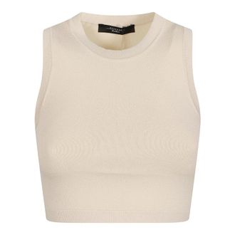 Max Mara Femme, Tops, Beige, Taille: 36 FR Crop Top