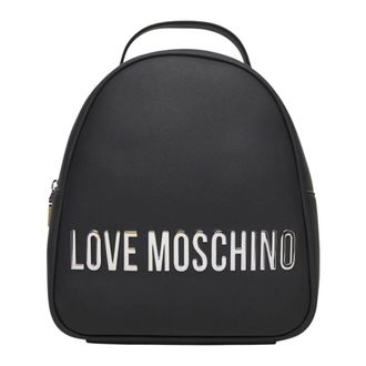 Love Moschino Logo Lettering Rucksack - - Bags - Damen - Schwarzk - ONE SIZE