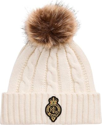 Ralph Lauren Femme, Accessoires, Beige, Taille: ONE Size CBL Crst PTC Hat