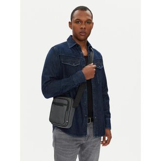 Tommy Hilfiger Umh&auml;ngetasche Tommy Hilfiger Th Repreve Mini Reporter AM0AM13465 Grau