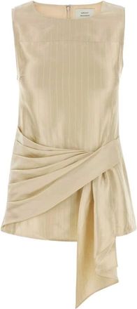Loulou Studio Femme, Tops, Beige, Taille: 38 FR Fonda Top