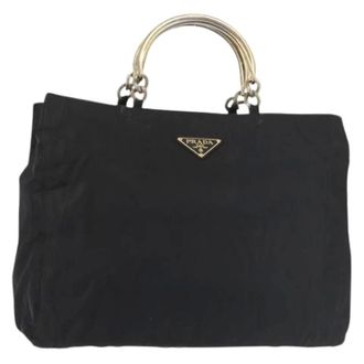 Prada Sac &agrave; main Vintage en nylon Pre-owned - Femme - Pre-owned - Noir - Taille: ONE Size