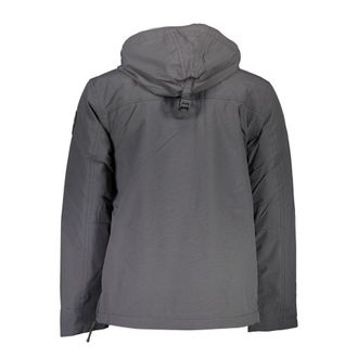 Napapijri Hooded Polyamide Jacket - Gray