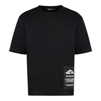 Dsquared2 Homme, Tops, Noir, Taille: M Icon New Generation Loose Fit T-Shirt