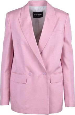 Dondup Femme, Vestes, Rose, Taille: 38 FR Doppiopetto Blazer