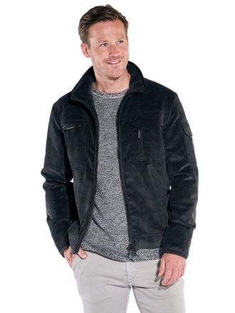 Engbers Kurzjacke Herren Cord-Jacke mit Funktionsdetails, Anthrazit