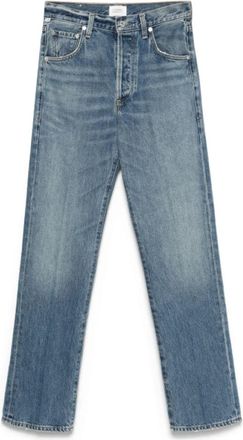 Citizens Of Humanity Indigo Blaue Jeans mit Knopfleiste - - Jeans - Damen - Blau - W27