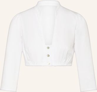 Sportalm Dirndlbluse Mit 3/4-Arm weiss