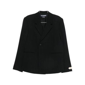 Jacquemus Herren, Jacken, Schwarzk, MGr&ouml;&szlig;e