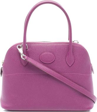 Herm&egrave;s 2014 Epsom Bolide 27 satchel - Violett