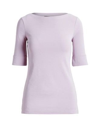 Ralph Lauren COTTON BOATNECK TOP