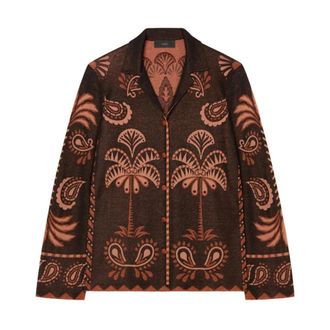 Alanui Wild Wonder Grafikdruck Hemd - - Blouses & Shirts - Damen - Braun - S