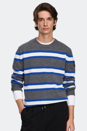 Canada Goose Gestreifter Matawin Strickpullover mit Rundhals-ausschnitt