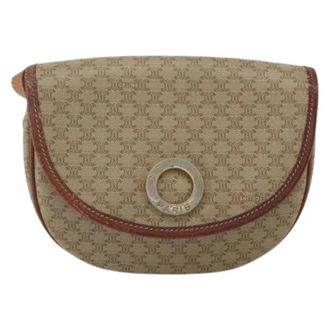 Celine Sac bandouli&egrave;re vintage Pre-owned - Femme - Pre-owned - Beige - Taille: ONE Size