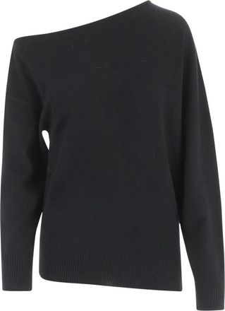 arch4 One-Shoulder Kaschmirpullover - - Knitwear - Damen - Schwarzk - XS