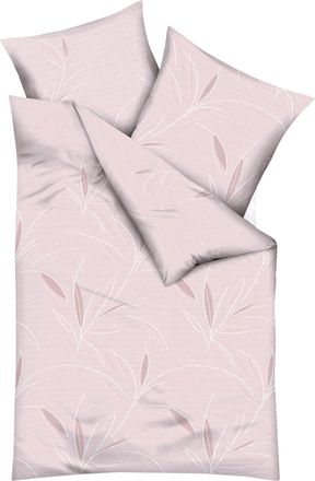Kaeppel Bettw&auml;sche Organic - 100% Baumwolle (Mako Satin) (Ros&eacute; 645, 1 x 80x80 + 1 x 135x200 cm)