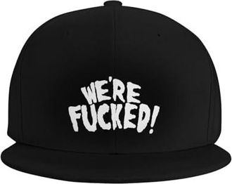 Generic Nous Sommes Bais&eacute;s Unisexe Snapback Chapeau Anti-UV Strapback Cap R&eacute;glable Casquette Hip Hop pour Adulte Golf Trucker