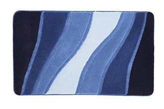 Kleine Wolke Meusch Badteppich Ocean blau 60 x 100 cm, Royalblau