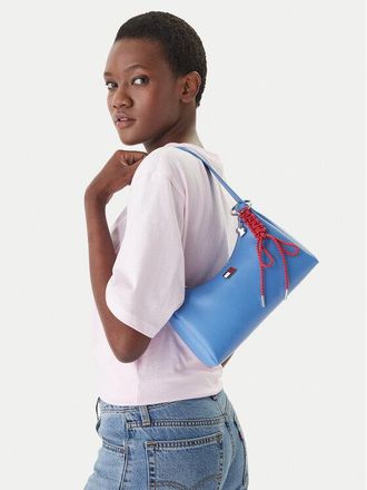 Tommy Jeans Handtasche Tjw City Charm Shoulder Bag AW0AW18458 Blau