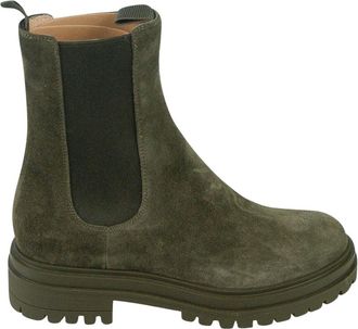 Gianvito Rossi Femme, Chaussures, Vert, Taille: 36 1/2 EU Chelsea Bottes