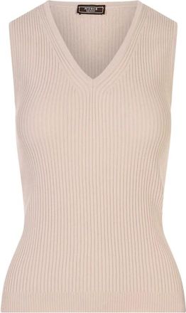 PESERICO Femme, Tops, Beige, Taille: 38 FR Top sans manches