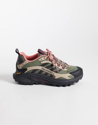 Merrell x Sweaty Betty - Baskets - Kaki et sable-Vert