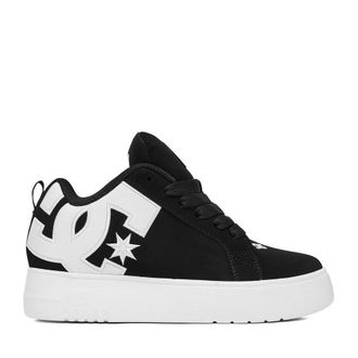 DC Sneakers DC Shoes EO-COURT GRAFFIK PLATFORM DC02422004 Schwarz