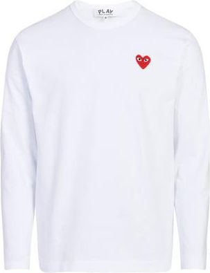 Comme Des Gar&ccedil;ons Tee-shirt droit col rond brod&eacute; en coton
