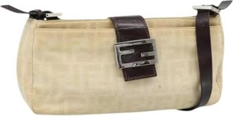 Fendi Sac bandouli&egrave;re vintage doccasion - Femme - Pre-owned - Beige - Taille: ONE Size