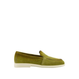 Santoni Homme, Chaussures, Vert, Taille: 42 EU Mocassins en daim verts