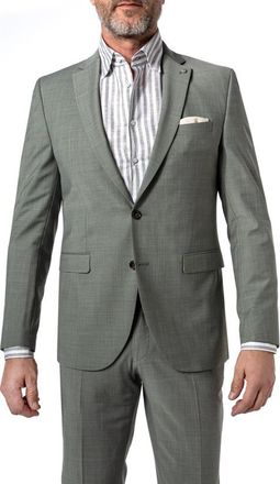 CG - Club of Gents Herren Sakko grün Slim Fit