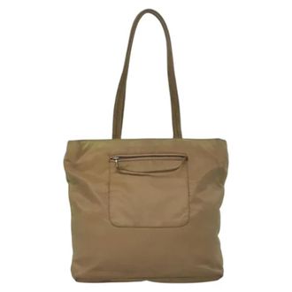Prada Pre-owned Nylon totes - - Pre-owned - Damen - Beige - ONE SIZE