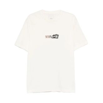 Yohji Yamamoto GFX Short Sleeve Tee - - Tops - Herren - Wei&szlig; - L