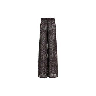Missoni Viscose Casual Pants - Femme - Pantalons - Multicolore - Taille: 38 FR