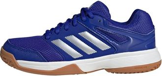 adidas Speedcourt Indoor Shoes Kids Schuhe, Lucid Blue/Silver Metallic/Gum, 21 EU