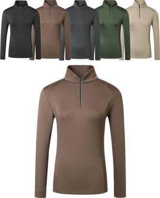 Covalliero Damen Funktionsshirt Active | Sport Longsleeve mit Stehkragen | Langarm Sportshirt zum Reiten | atmungsaktives & leichtes Reitshirt | Reitbekleidung i