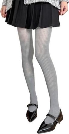 Generic Femme Polaire Doubl&eacute; Collant Effet Transparent Hiver Thermiques Jupe Women Thermal Fleece Lined Tights Grande Taille Haute Chaud Legging Parfaits Coll