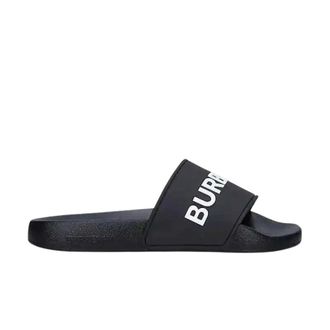 Burberry Tongs Logo Tech Furley - unisex - Chaussures - Noir - Taille: 39 EU