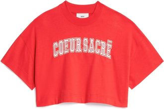 Ami Tee-shirt Coton Biologique Rouge