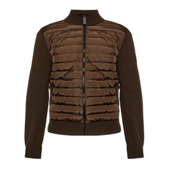 Canada Goose Homme, Pulls, Brun, Taille: 2XL Hybridge Quilted Front Cardigan