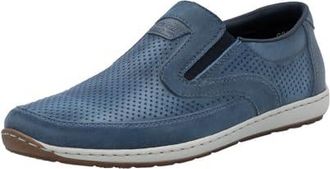 Rieker Homme 08858 Mocassin, Bleu, 44 EU